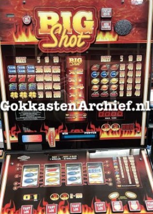 Big Shot gokkast - Speelautomaat van Reflex Gaming met schieten